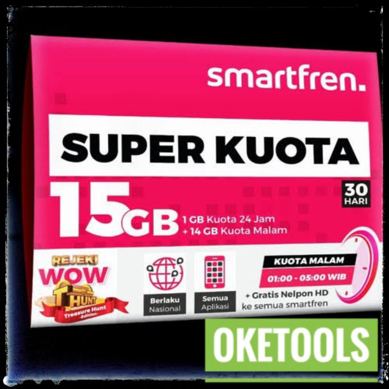 Jual Kartu Perdana Smartfren 15GB 1GB Nonstop | Shopee Indonesia