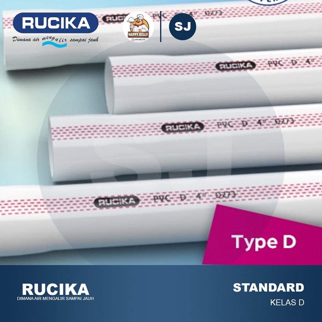 Jual PIPA PVC RUCIKA D 6" PIPA PARALON PRALON 6 INCH | Shopee Indonesia
