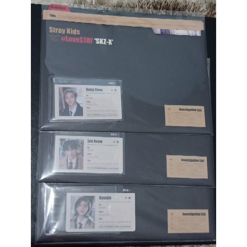 Jual Stray Kids SKZ-X ID CARD FILE SET SEALED NO POB BANG CHAN HAN LEE ...