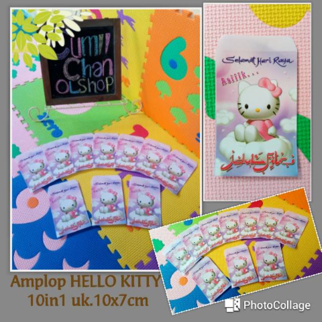 Jual Cumiichan Amplop Lebaran IDUL FITRI 10in1 HELLO KITTY B | Shopee Indonesia
