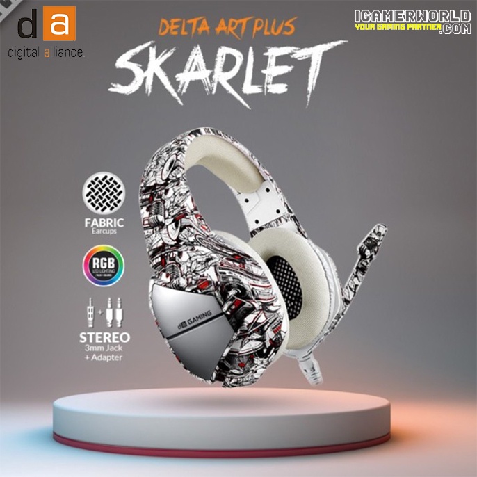 Jual Digital Alliance Delta Art Plus Gaming Headset Over-Ears Jack 3 ...