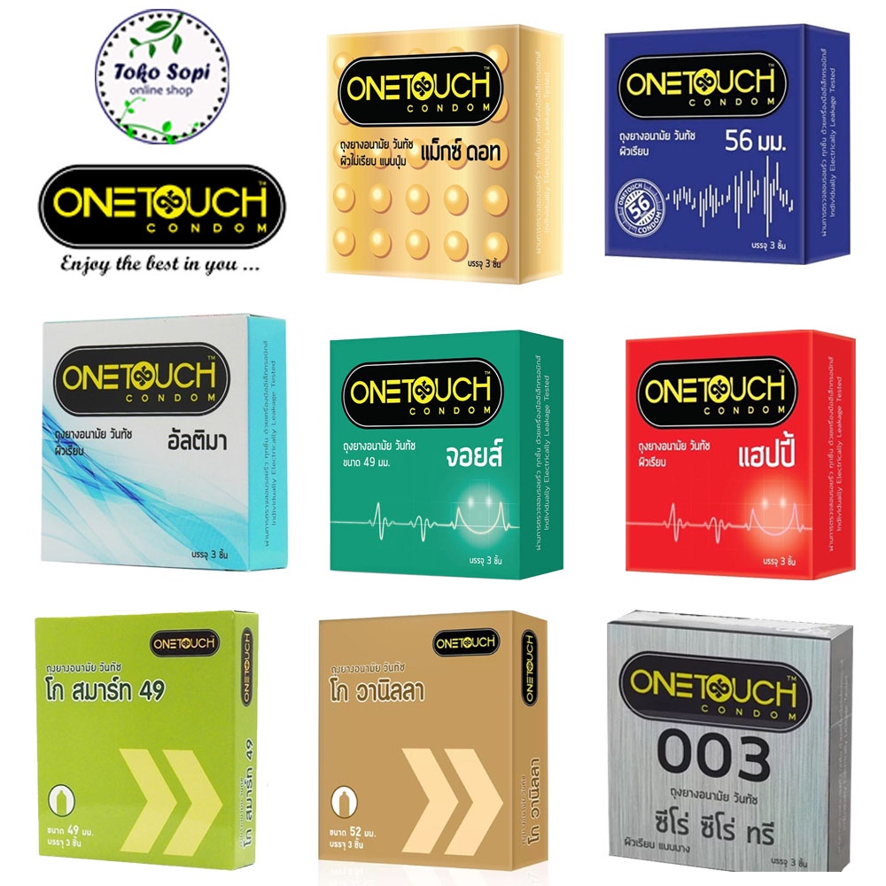 Jual Onetouch Condom Lengkap Kondom One Touch Thailand | Shopee Indonesia