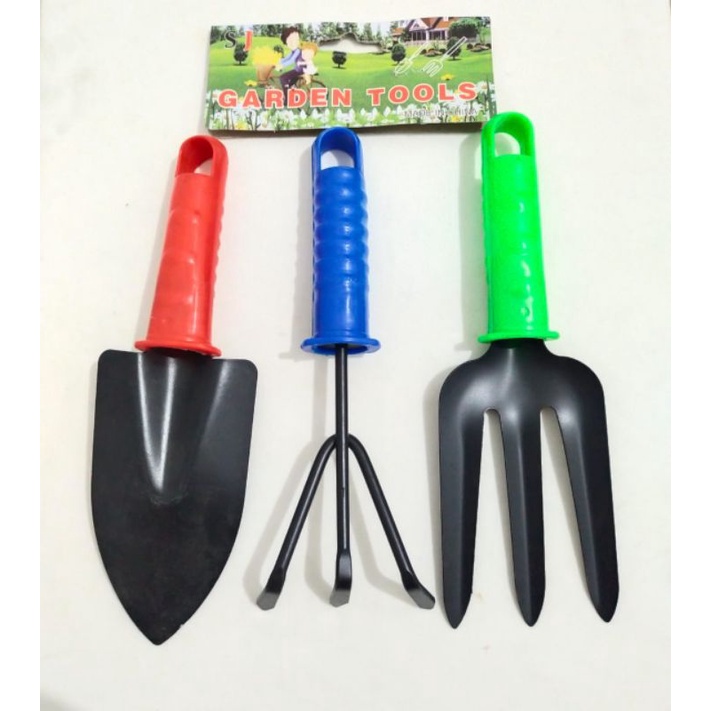 Jual Alat Berkebun Set 3 Pcs-Garden Tools-Alat Taman-Alat Kebun-Sekop ...