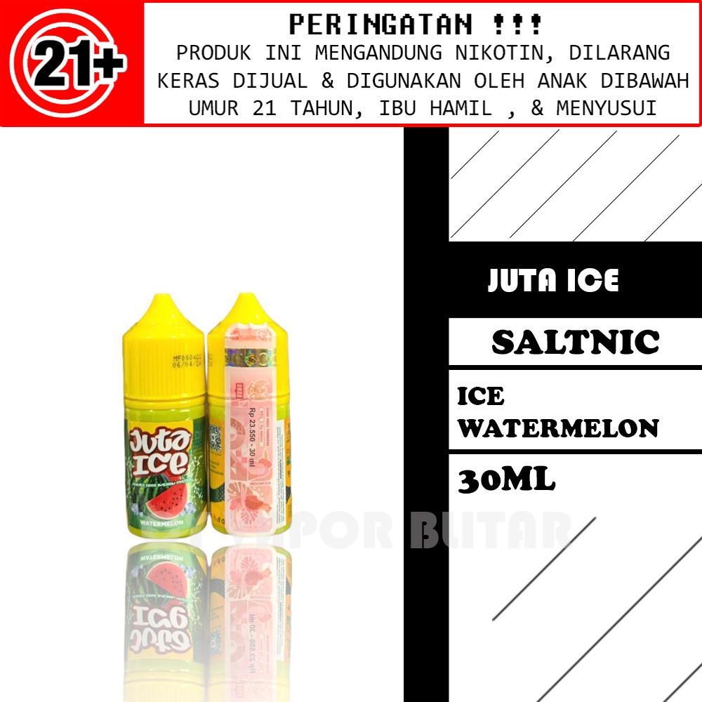 Jual SALTNIC JUTA ICE WATERMELON 30ML by RSR Brew x Vape Boss | Shopee ...