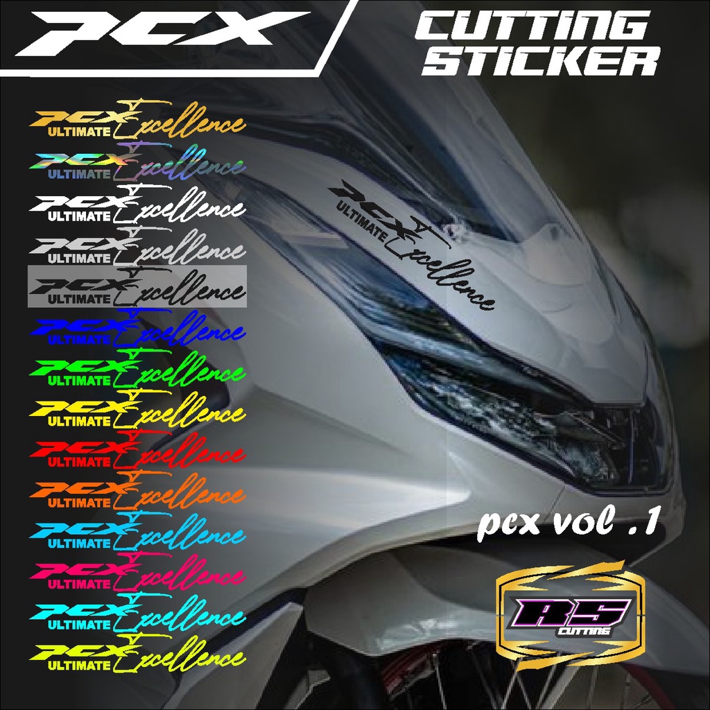 Jual Cutting Sticker PCX - Stiker Lis Variasi Motor Honda PCX Exceed ...