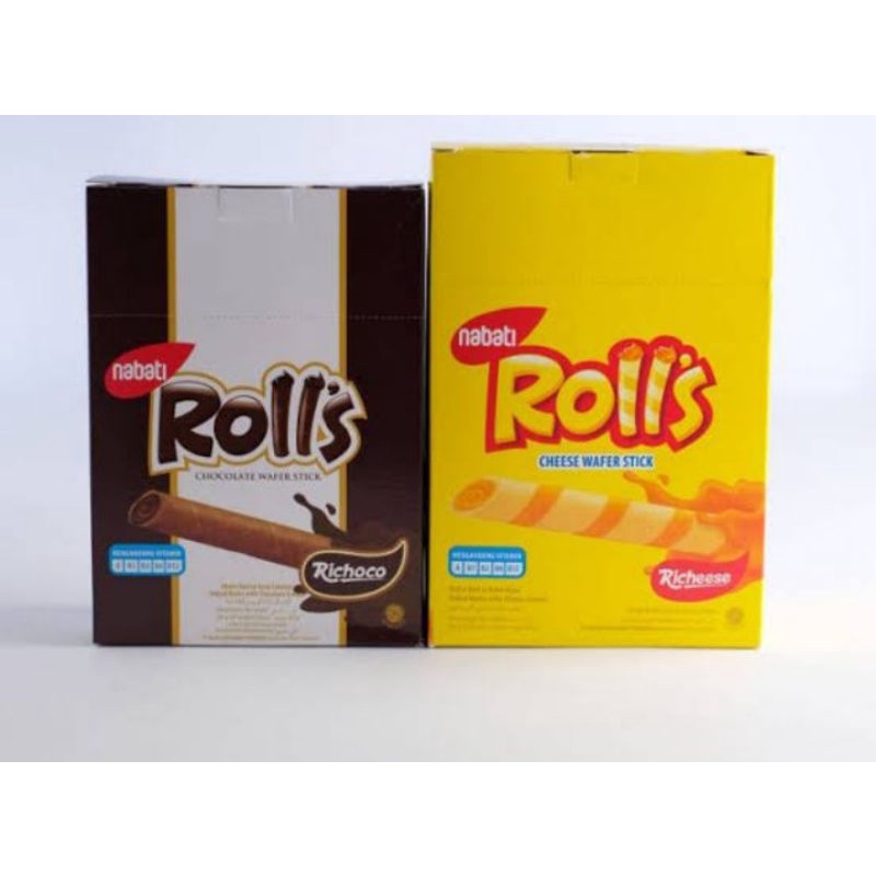 Jual Nabati Rolls Coklat dan keju isi 20pcs | Shopee Indonesia