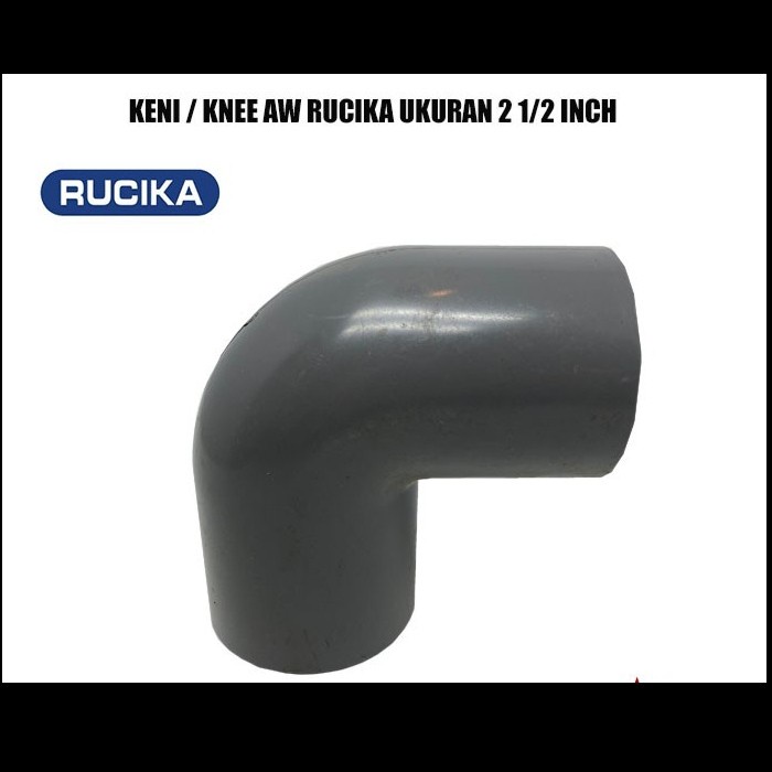 Jual Keni 2,5 Inch AW Rucika Elbow L Knee Sambungan Keni 2.5 Inch Keni ...