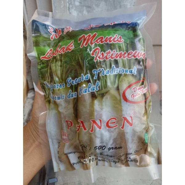 Jual Chaipo/Lobak Manis Cap Panen 500gram Kemasan Baru Cocok Buat Bubur ...