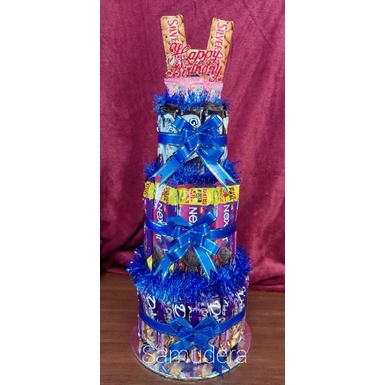 Jual Kue Ultah Anak Kekinian / Kue Ultah Snack / Snack Susun / Snack ...