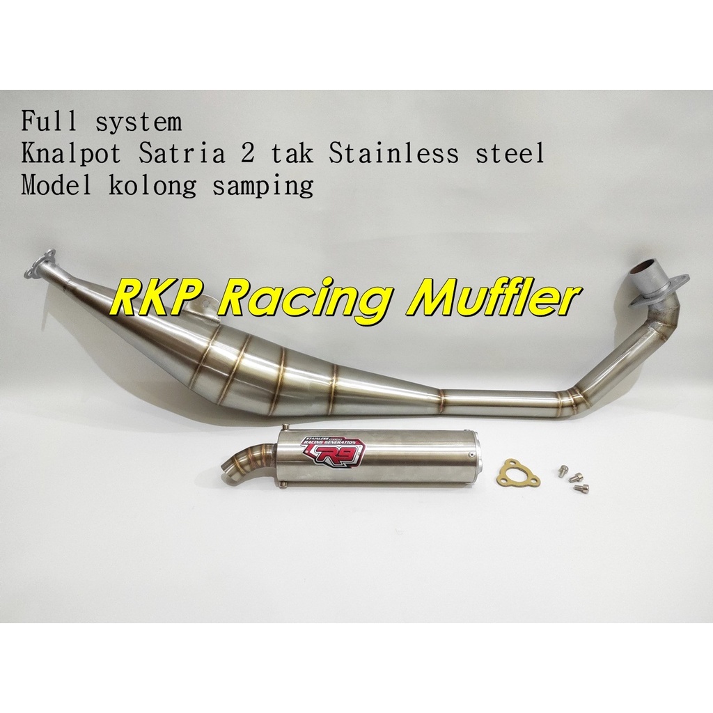 Jual Knalpot Satria 2 tak lumba / hiu kenalpot racing generation kolong ...