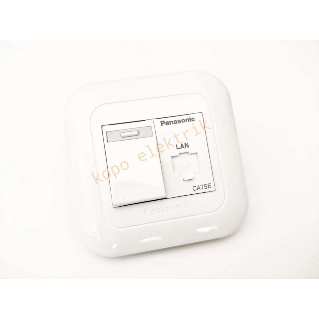 Jual Panasonic Saklar Engkel + Outlet Data CAT5E Tanam Inbow | Shopee ...
