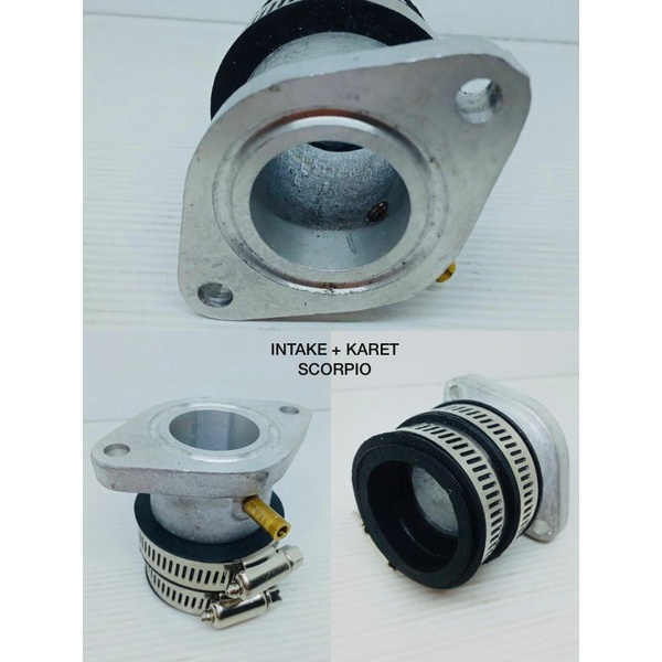Jual Intake scorpio pe 28 komplit karet klem pnp manipol scorpio pio ...