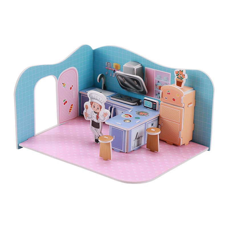 Jual Puzzle DIY Foam 3D FAS Paper Foam / Edukasi anak / mainan edukasi ...