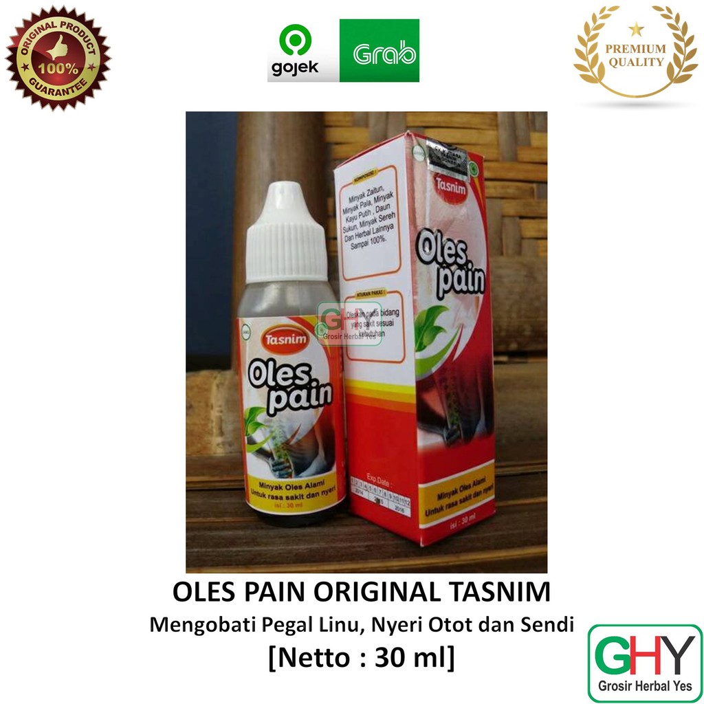 Jual Tasnim Oles Pain Obat Oles Pegal Linu Nyeri Sendi Pinggang Otot | Shopee Indonesia