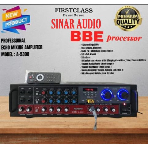 Jual Amplifier Firstclass A5300 BBE Processor | Shopee Indonesia
