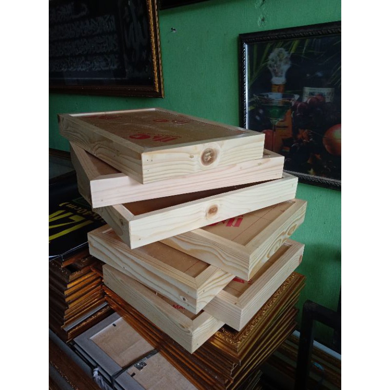 Jual Frame Kayu 3D Double Akrilik | Shopee Indonesia
