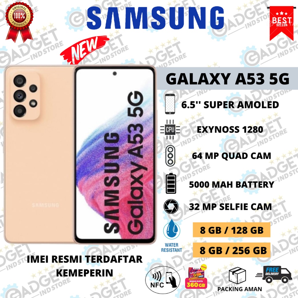 Jual SAMSUNG GALAXY A53 5G 8/256 GB,SAMSUNG GALAXY A53 5G 8/128GB ...