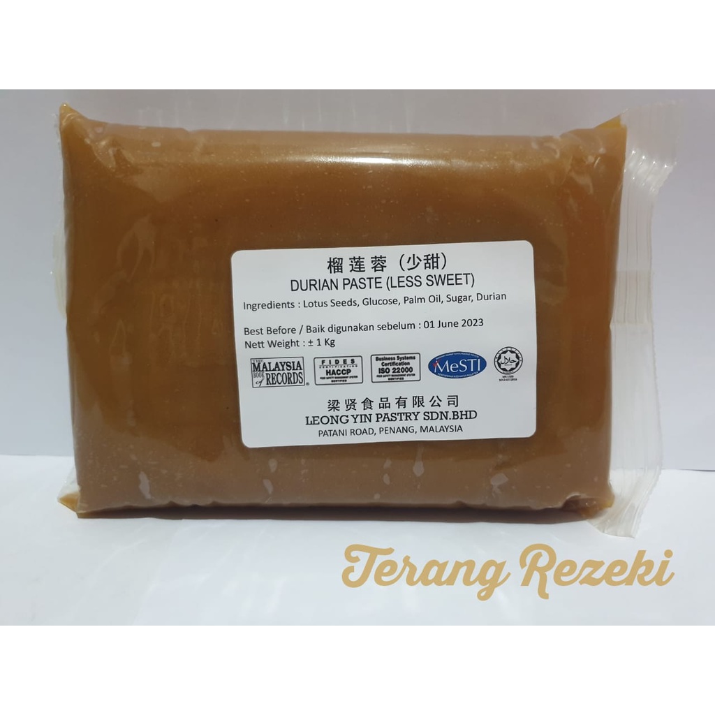 Jual Isian Kue Bulan Mooncake Pao Filling Durian Lotus Paste Lien Yong ...