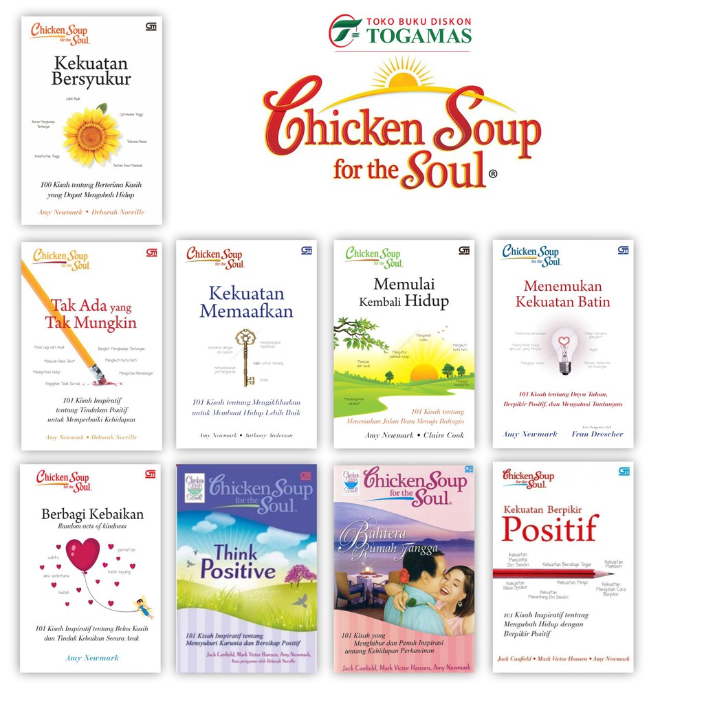 Jual KOLEKSI BUKU : CHICKEN SOUP FOR THE SOUL ( SEMUA SERI ) ORIGINAL - AMY NEWMARK | Shopee ...