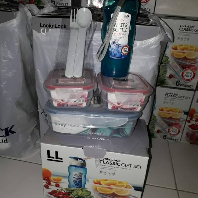 Jual Lock n lock Gift set 5pcs/ set | Shopee Indonesia