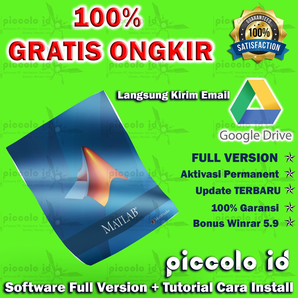 Jual MATHWORK MATLAB 2019 R2019A R2019B FULL VERSION || Windows | MacOS ...