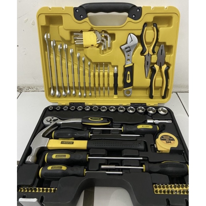 Jual Toolkit 78Pcs Krisbow dan Mechanic Toolset 66Pcs Krisbow | Shopee Indonesia