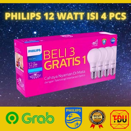 Jual Philips phillips MultiPack LED MyCare LedBulb 12W 12 WATT 12 W ...