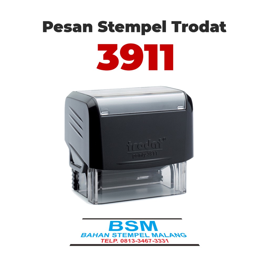 Jual Pesan Stempel Trodat 3911 - Free Desain Stempel Custom - Stempel Nama, Kontraktor, Sekolah ...