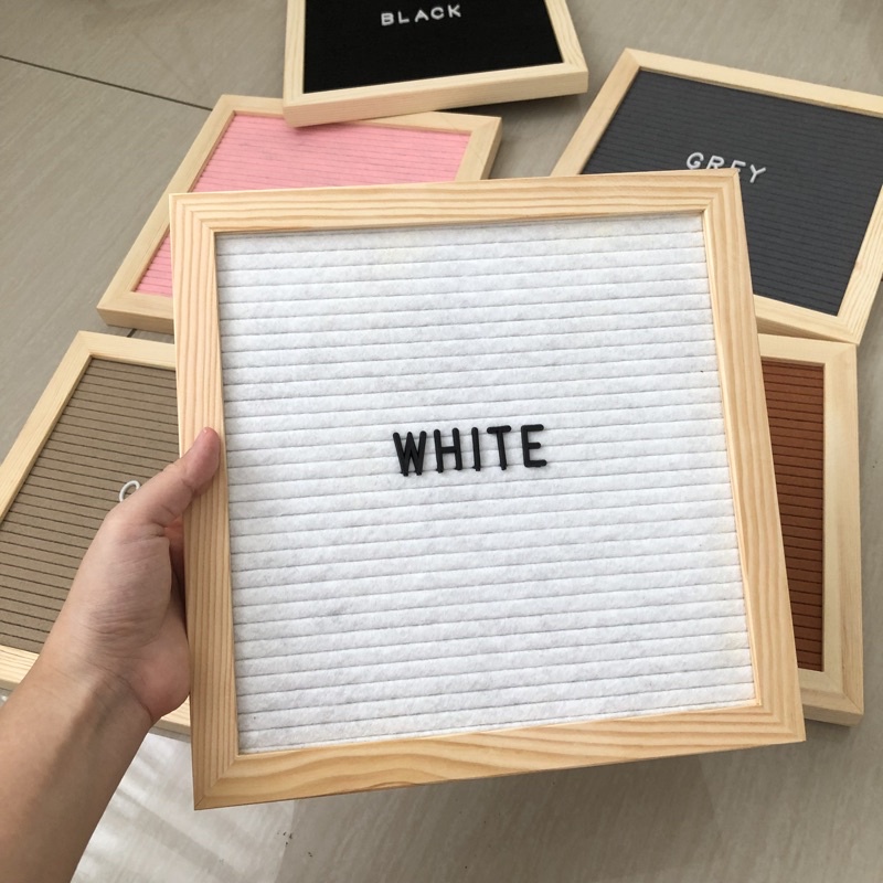 Jual Papan Nama Bayi / Felt Letter Board Set / Papan Huruf Letter Board ...