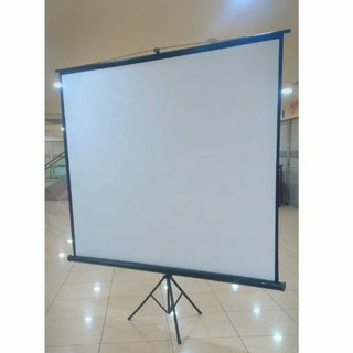 Jual Screen tripod projector 70 inch | layar proyektor standing 70 inch ...