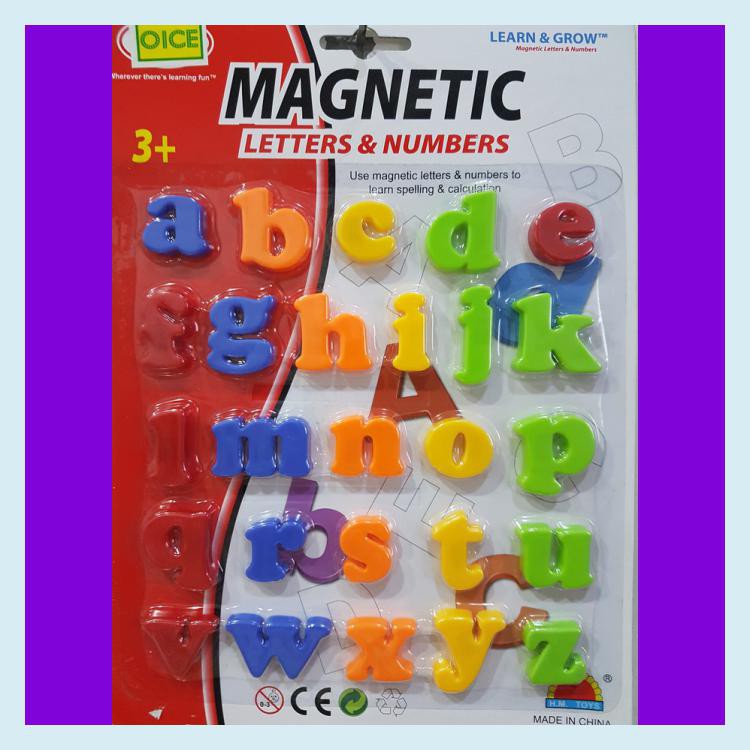 Jual MAGNETIC LETTERS & NUMBERS : CAPITAL LETTERS MAGNET HURUF BESAR ...