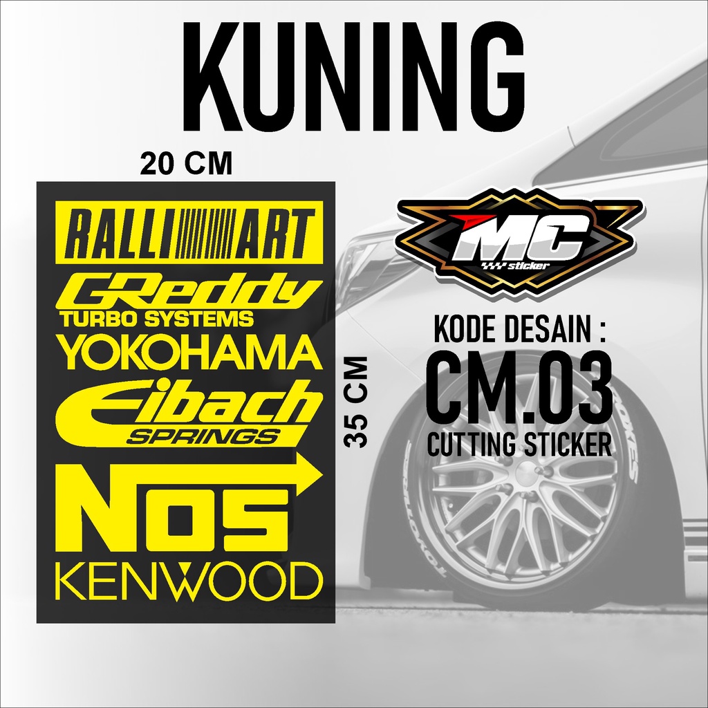 Jual MC Cutting Sticker CM 03 - Aksesoris Mobil Stiker Cutting Sticker ...