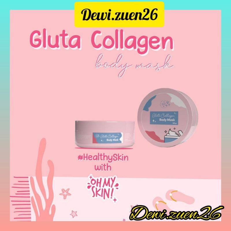 Jual Oh My Skin! Gluta Collagen BODY MASK Ohmyskin! | Shopee Indonesia
