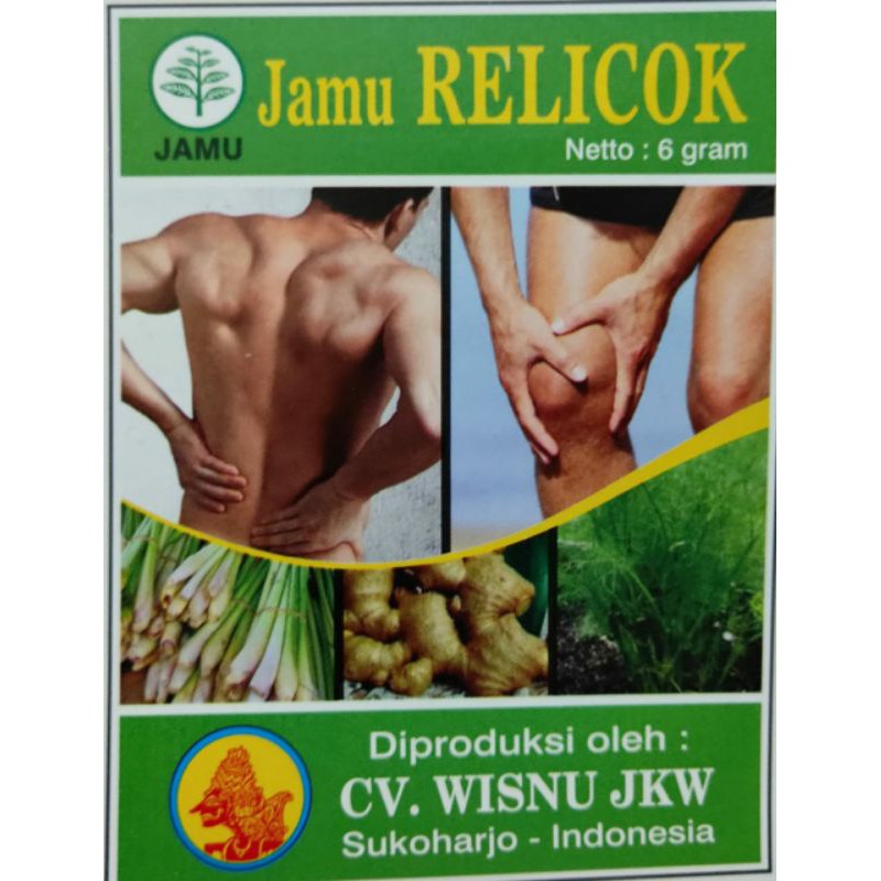 Jual JAMU RELICOK WISNU UNTUK ENCOK (1pack isi 10 Sachet) | Shopee ...