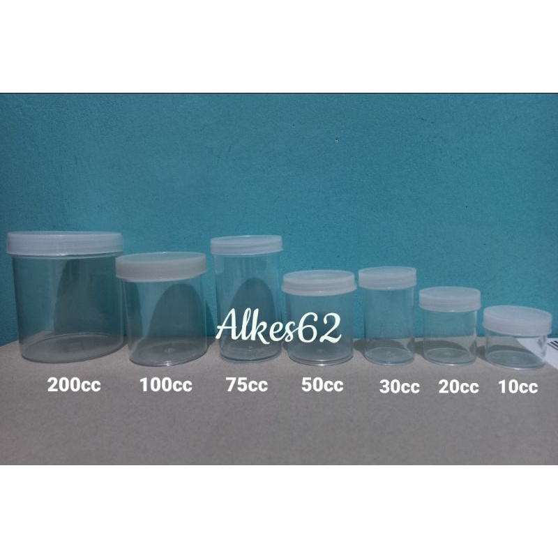 Jual Pot urine / pot salep / pot kapsul 10 cc 20 cc 30 cc 50 cc 60 cc ...