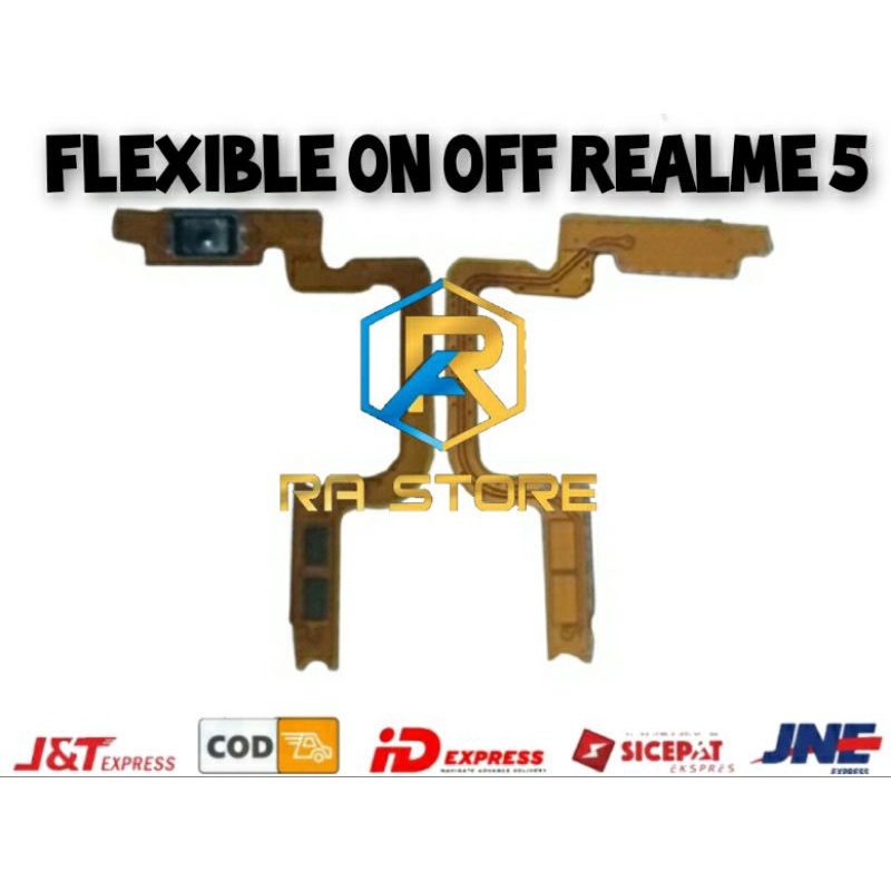 Jual Flexible Flexibel on off Realme 5 | 5i - Fleksibel Fleksible Tombol On Of Power Original ...