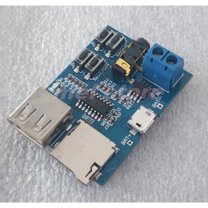 Jual Modul Mp3 Usb Fdd & Tf Decoder Player | Shopee Indonesia