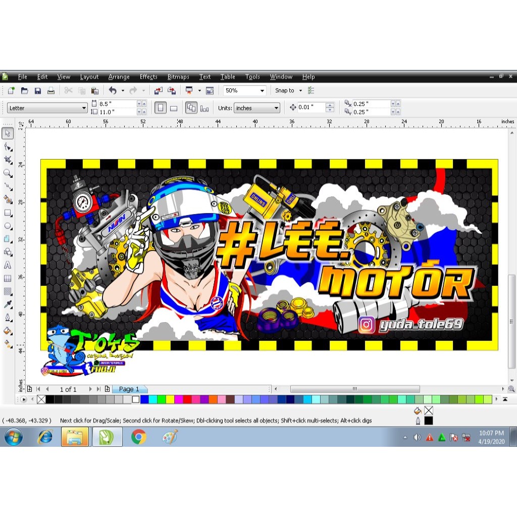 Jual banner alas kontes motor modifikasi speedshop | Shopee Indonesia