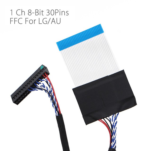 Jual Kabel Panel LVDS Wire IL FLEXIBLE FLAT FFC 30Pin Single CH 8Bit ...