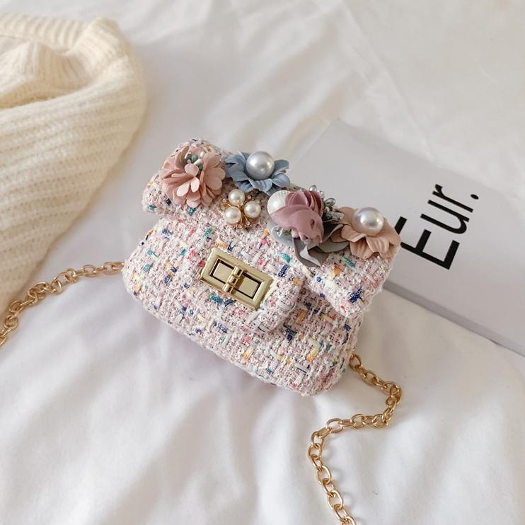 Jual Kids Girls putri Cute Cotton Linen Small Square Handbag Child ...