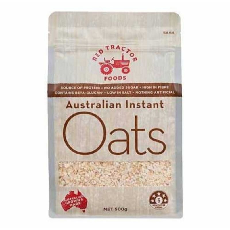 Jual Red tractor foods australian instant oats 1 kg | no sugar | muesli ...