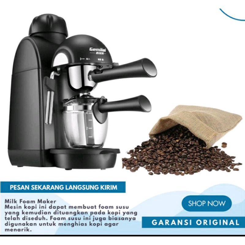 Jual Coffee Maker Mesin Kopi Espresso Semi Automatic Alat Pembuat Kopi ...
