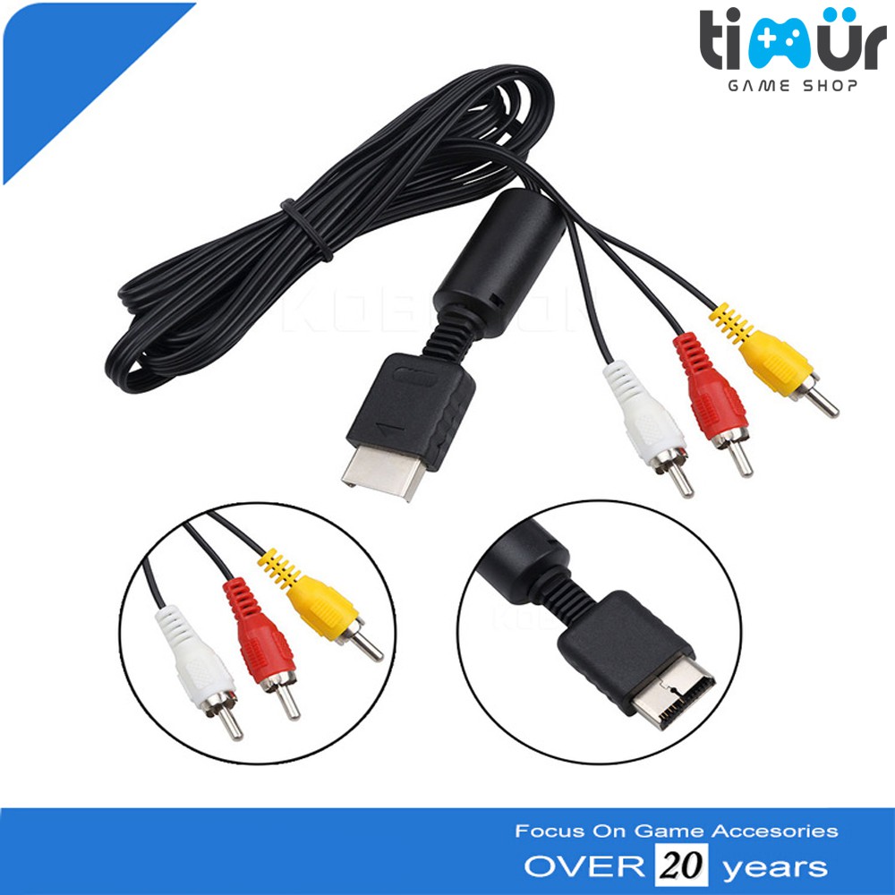 Jual Kabel Cable AV Playstation PS2 PS3 Original | Shopee Indonesia