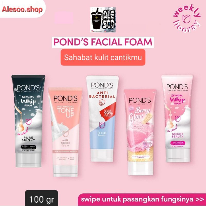 Jual [ 100GR ] Pond's Serum Whip Foam Bright Beauty / Pure Bright ...
