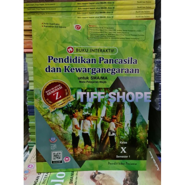 Jual Buku lks pr interaktif pendidikan pancasila, ppkn kelas X,10 semester 1 tahun 2022 ...