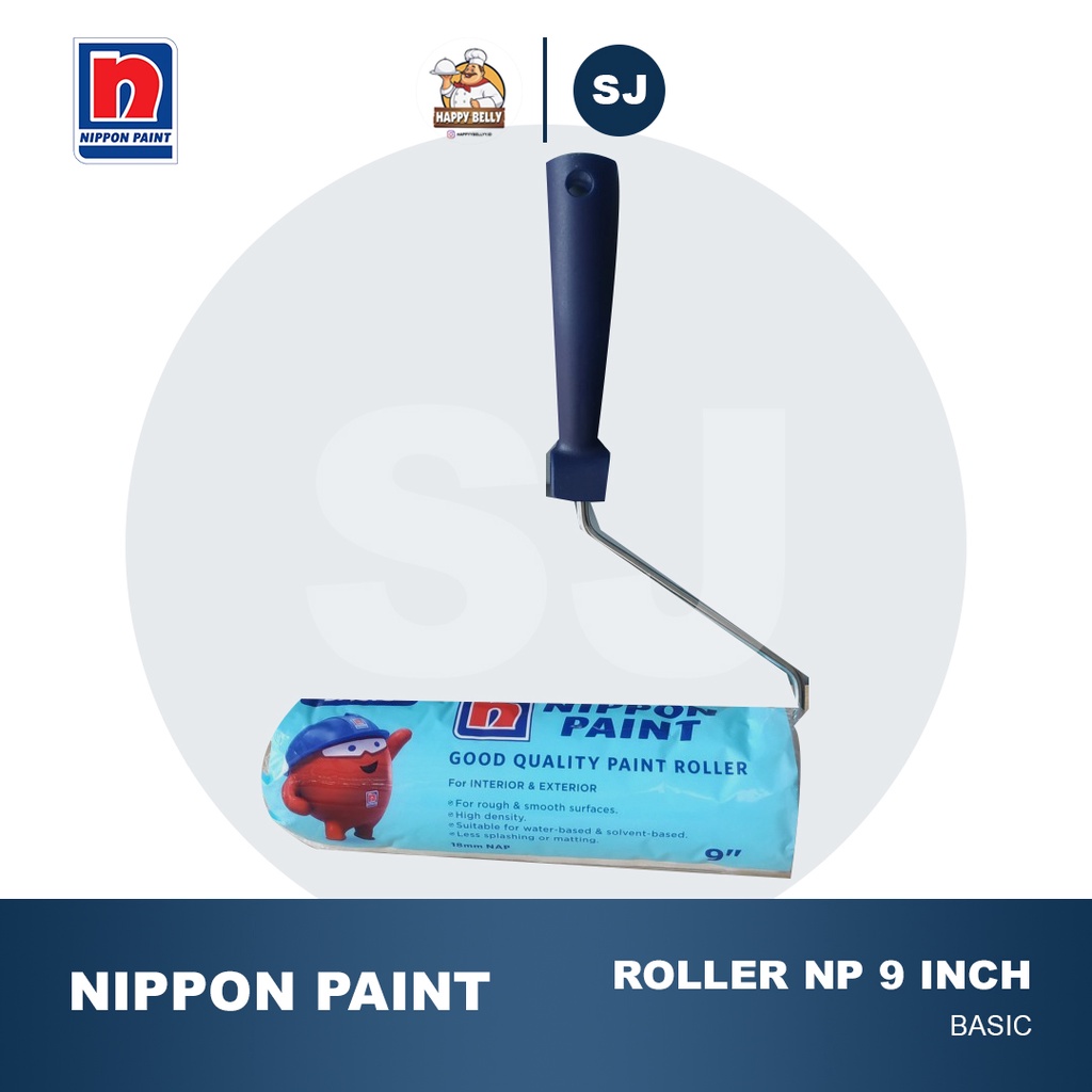 Jual Paint Roller / Alat Cat Kuas Roll Nippon Paint Kualitas Bagus 9 ...