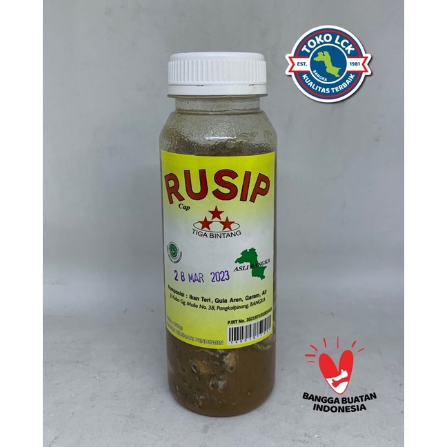 Jual Rusip cap Tiga Bintang 300Gram Asli Bangka dari Toko LCK | Shopee ...