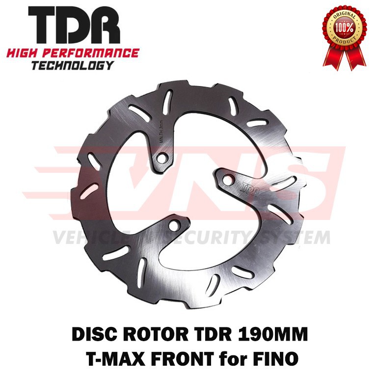 Jual TDR Racing Disc Rotor T-MAX Front 190MM for Fino | Shopee Indonesia