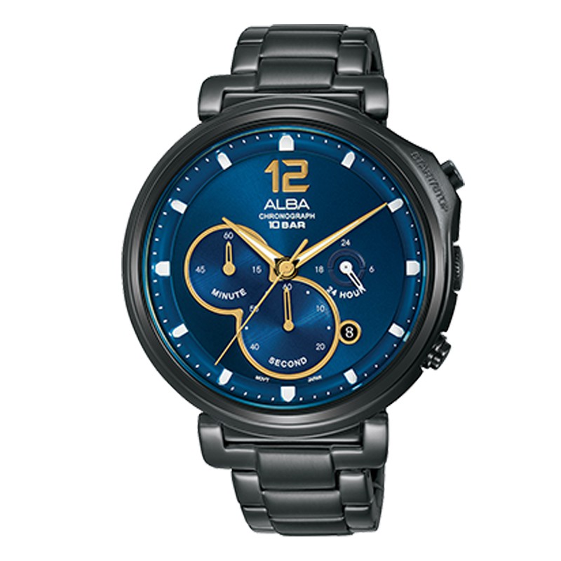 Jual Alba AT3E21X1 Jam Tangan Pria - Hitam - Biru | Shopee Indonesia