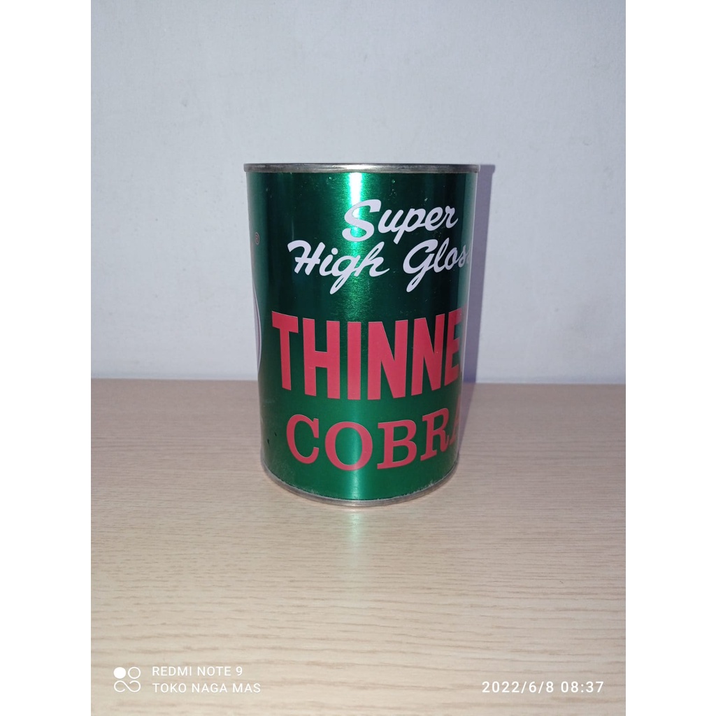 Jual Thinner COBRA HIJAU 1 kaleng / Tiner 1 liter Kaleng / Tiner ...